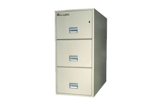 3G3110 - Sentry Three Drawer 31" Deep Fireproof impact Resistant ...