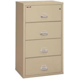 Fireking - 4-3822-C - Four Drawer 38" Wide Lateral File Cabinet ...