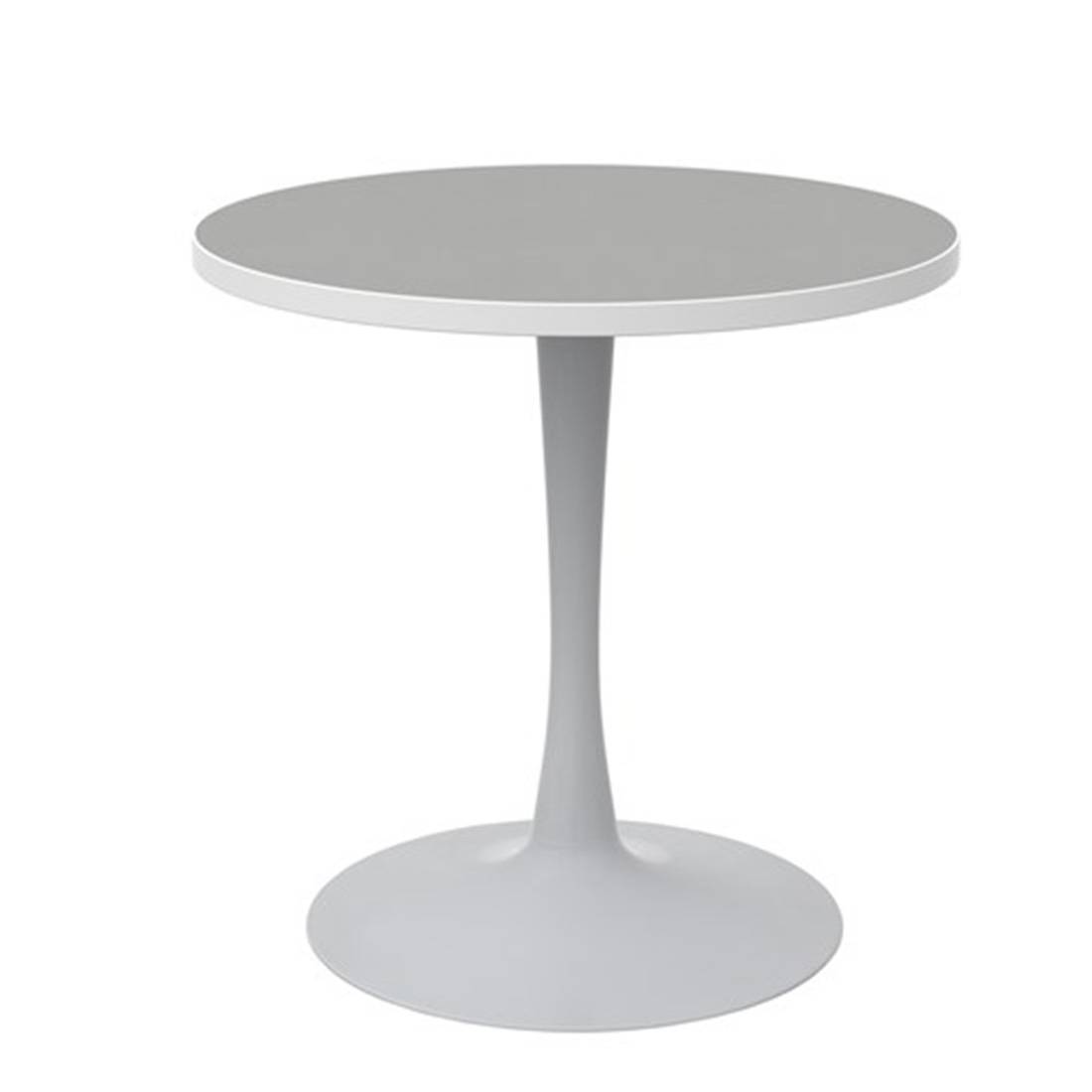 Cha-Cha 30" Round Occasional Table with 29"H Trumpet Base - Mayline Office
